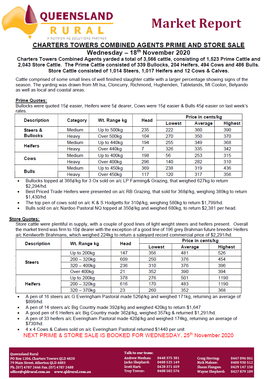 Charters Towers Report - Jim Pola Digital Marketing